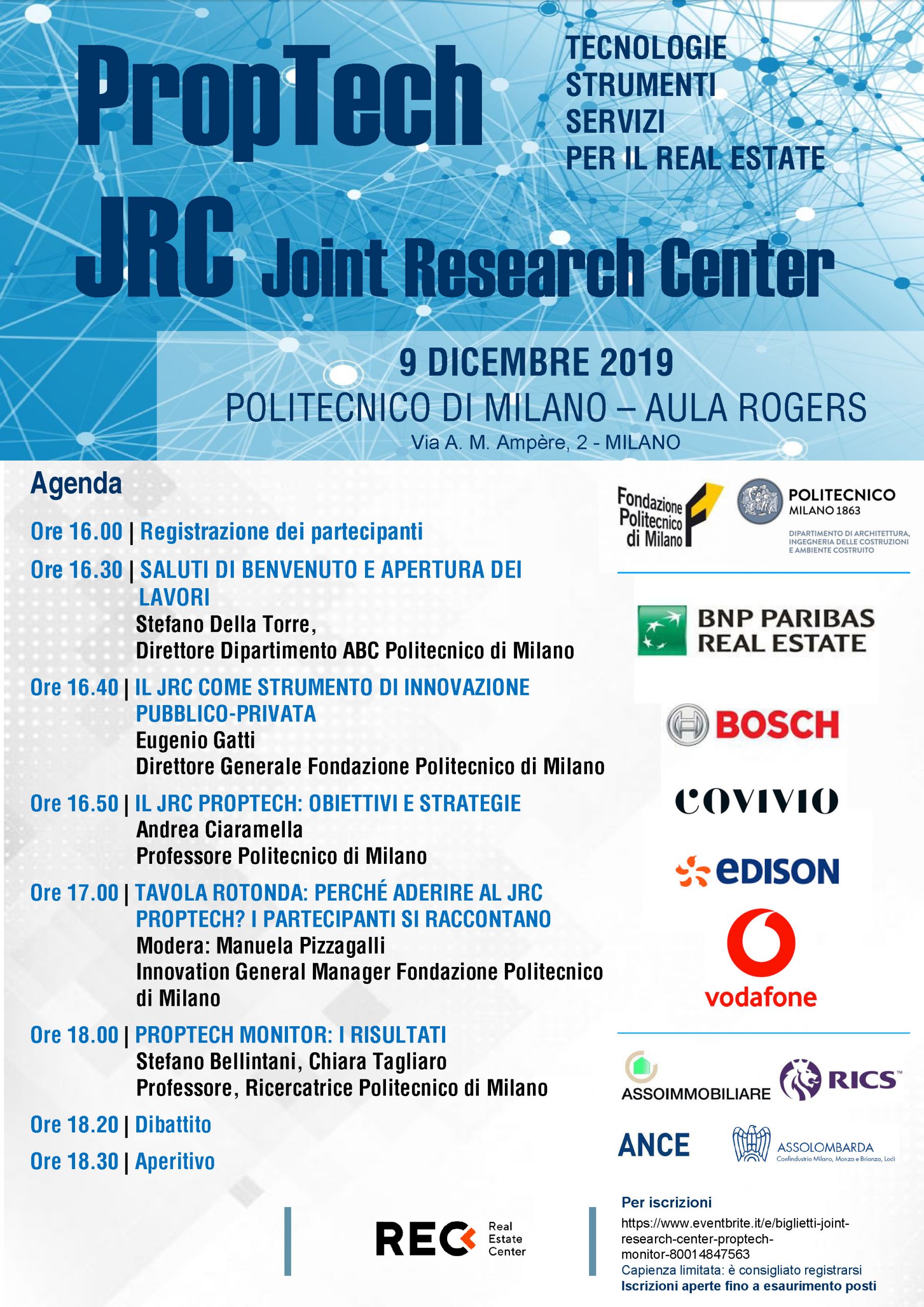 Convegno Proptech - JRC (Joint Research Center) - REC - Real Estate Center